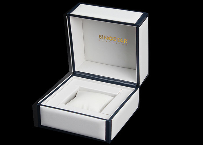 Luxury Wrist Watch Storage Box , Empty White / Black Female Watch Box ...